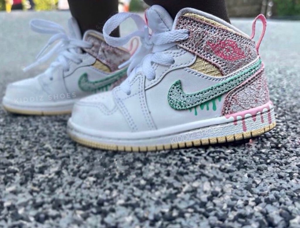 Air Jordan 1 Mid Kids Ice Cream - NEXTSNEAKERS